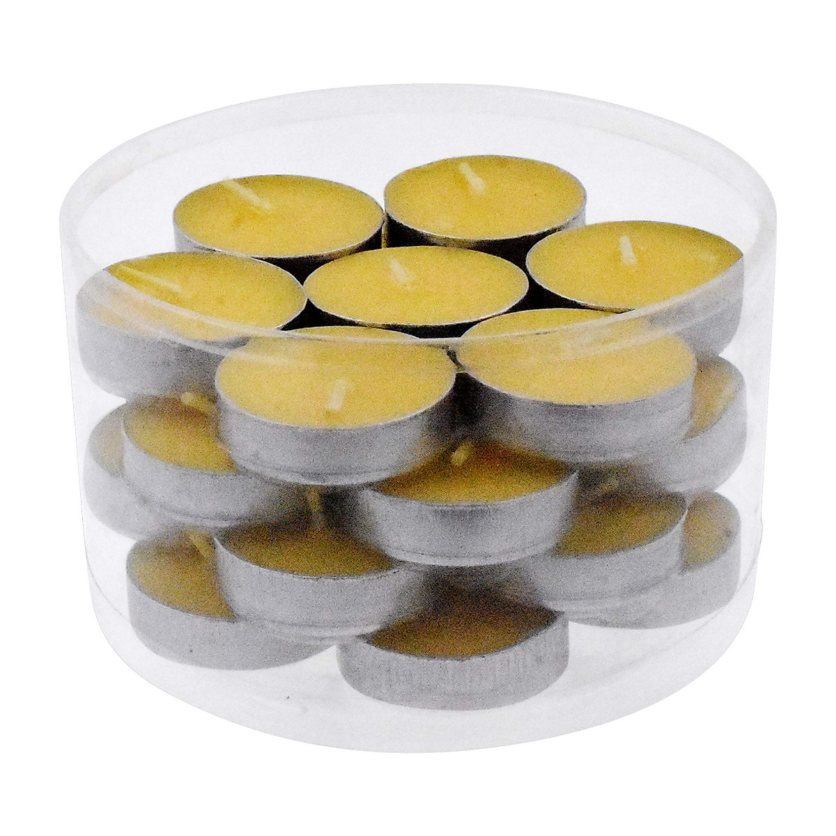 Mandala Crafts Tibetan Tealight Vanaspati Ghee Butter Lamp Candle Set for Meditation, Ceremonies, Rituals, Altars, Diwali; 28 Pack