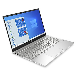 2021 Newest HP Pavilion - 15.6inch FHD IPS Touchscreen Display - AMD Ryzen 7 4700U(Octa Cores Up to 4.1GHz) - Backlit - 16GB DDR4 RAM, 512GB PCIE SSD, Bundle Woov Accessories - Windows 10 Home - Silver, 15-eh0015cl, 16GB | 512GB PCIE SSD