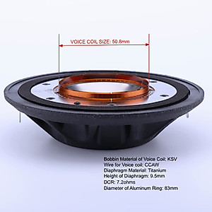 SPATHIPHYLLUM Replacement Diaphragm Compatible with Peavey 22XT RX22 22A 22T 2200 10-924 SP-2 SP-3 SP-4 SP-5112SE HV1200 PR1500 1522HC CL-2 115 HV1280 PR1280 SP2XT SP4XT SP5XT DJS1800 and Many More!