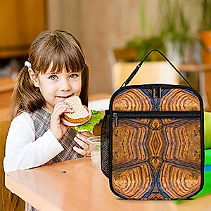MINBHEBYUD Turtle Carapace Lunch Bag for Men Women, Insulated Lunch Bags for Office Work, Reusable Portable Lunch Box