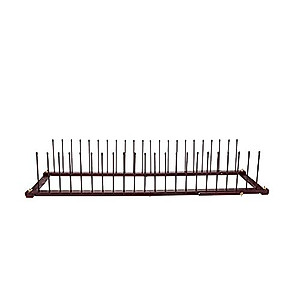 Creative Mark Art Drying Rack for Artist Painting Panels, Paper & Prints, Ladder Style Artwork Organizer, Mahogany Finish