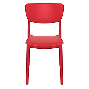 Compamia Monna Outdoor Dining Chair in Red (Set of 2)
