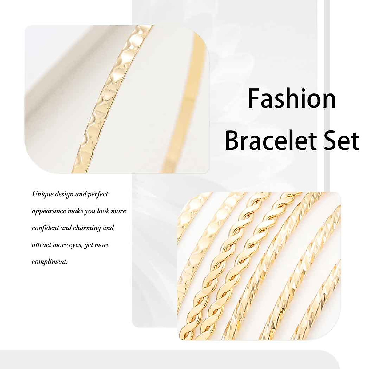 Sakytal Gold Stackable Bangle BraceletsIndian Multi Bangles Bracelet layered Bracelet Set for Women