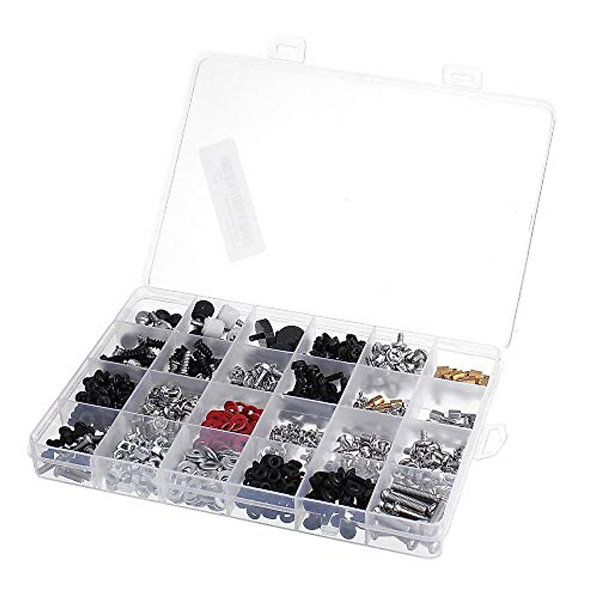 NLXTXQC 420Pcs/set M2/M3/M3.5 Desktop DIY Computer Repair Screw Assortment Mainboard Fan Cross Screws Hex Standoffs Spacers Kits w/Storage Box Screwdrivers