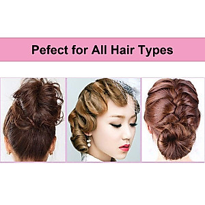 Brown Long Bobby Pins for Thick Hair, 2.75 '' Jumbo Bobby Hair Pins with Case, Extra Large Bobby Pins for Buns, Premium Tipped Hair Style Pins for Women Girls (Brown, 100 Count)