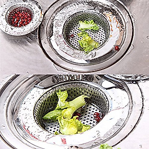 3 Pack Kitchen Sink Strainers, SENHAI 4.3" Diameter Stainless Steel Sink Hole Cover Basket for House Bathroom Kitchen Sinks, Anti-Clogging & Rust-Free & Corrosion-Free