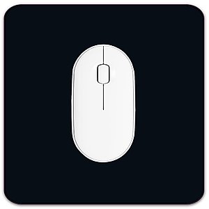 Square Mouse pad, Premium Mouse pad, Square Waterproof Mouse pad, Non-Slip Rubber Base Mouse pad 9x9 inches (Black)