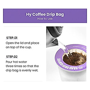 BTS Hand Drip Coffee Ethiopia Yegachev 10g x 7ea / Hand Drip Bag Coffee (Jung Kook)