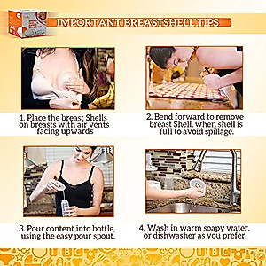 Nippleshield and Breast Shell for Breast Feeding | Nipple Shield in Storage case | Breastfeeding Essentials | Milk Savers or BreastMilk Catcher | Protects Sore Nipples & Collects Breast Milk Leaks