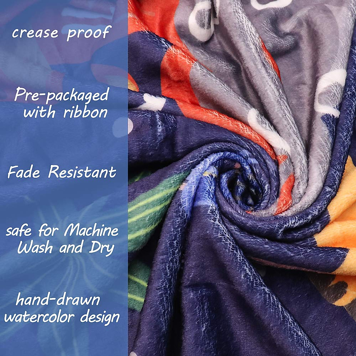 DILIMI Baby Monthly Milestone Blanket Dinosaur Soft Flannel Nursery Bed Blankets for Boys Photography Background Blankets