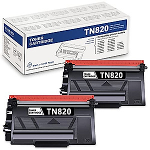 LOMENTICS TN820 TN 820 Toner Cartridge Replacement for Brother TN-820 Toner HL-L6200DWT L6200DW MFC-L5900DW HL-L5200DWT L5200DW L6200DWT MFC-L5800DW L5700DW L6800DW Printers (TN820 2PK, Black)