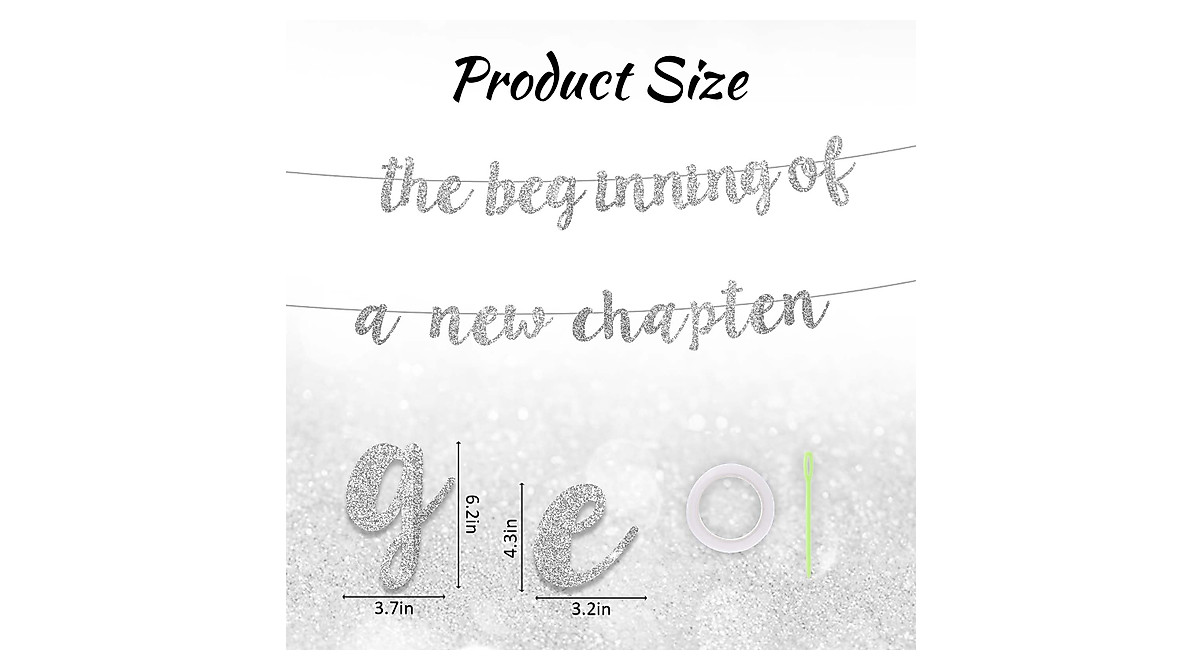 Elegant New Chapter Farewell Banner for Parties & Celebrations