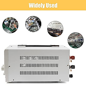 DC Power Supply Variable 0-30V 0-20A, Adjustable Switching Regulated DC Bench Power Supply, High Precision 4-Digit Multiple Protection