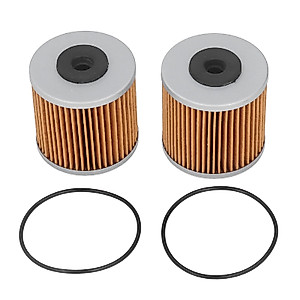 2pcs Hydraulic Transmission Filter Kit,Replacement For Hydro Gear 71943 21548300 with O Rings Lawn Mower Replacement Parts Garden Accessory