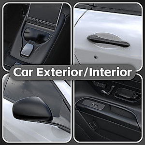 Lypumso Matte Black Car Vinyl Wrap 10ft x 1ft, Vehicle Wrap Vinyl Roll with Bubble Free Air Release Technology Decal Sheet, Self Adhesive Automotive Vinyl Wrap for Moto Car DIY Interior Exterior