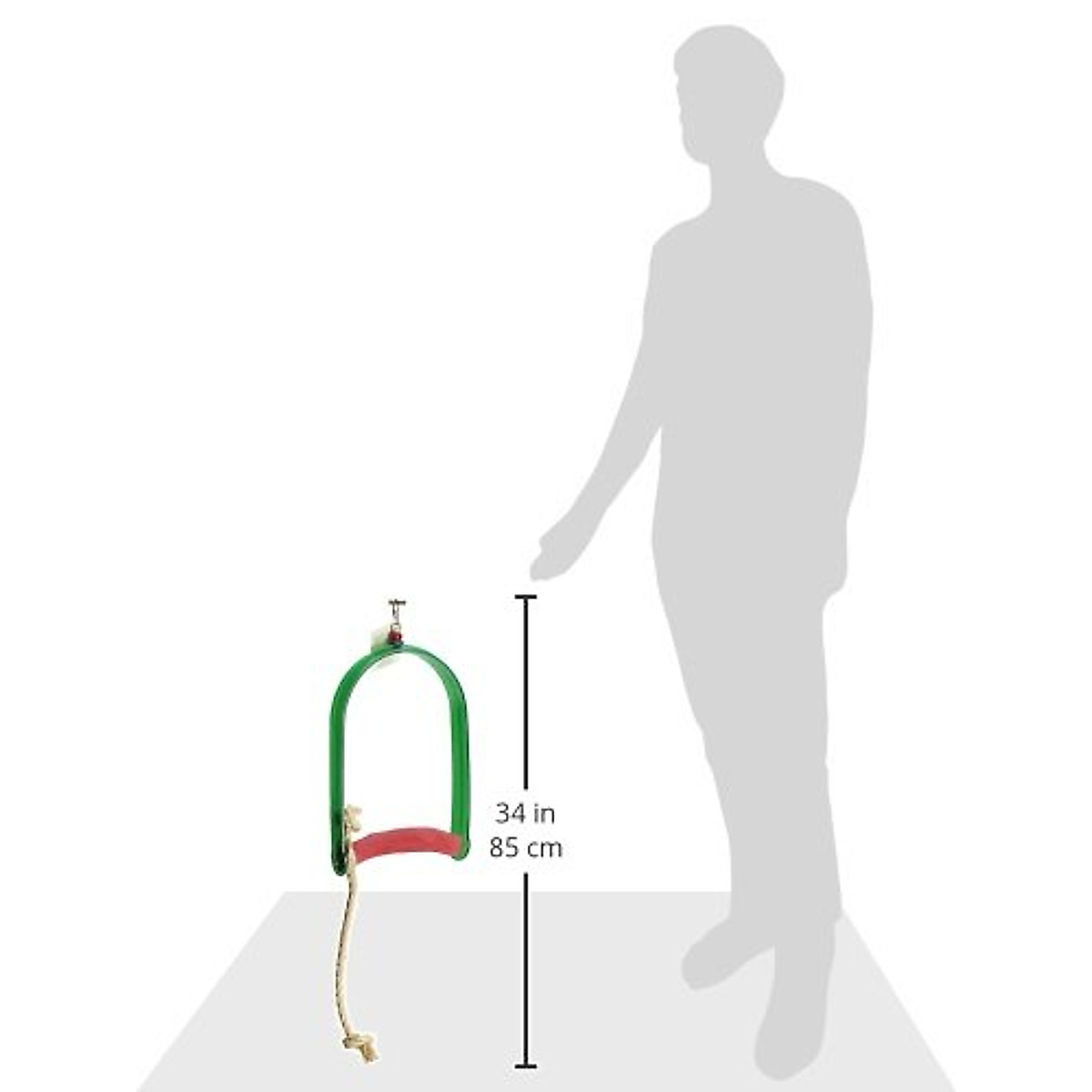 Polly's Sand Walk Arch Bird Swing, X-Large