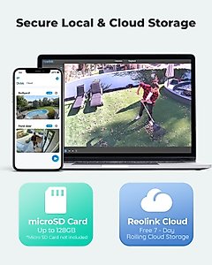 REOLINK 2 Pack Go Plus Celluar Security Camera Bundle with Solar Panel