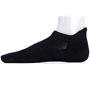 IDEGG 8 Pairs Ankle Performance Athletic Running Socks Low Cut Sports Tab Socks for Women and Men