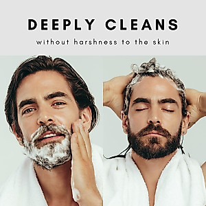 Prophet and Tools 3-in-1 Beard Shampoo & Conditioner - Gentle Cleanser for Soft, Shiny, Tangle-Free Beard - 8.5 oz