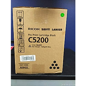 828422 828423 828424 828425 Genuine New Black Cyan Magenta Yellow Toner C5200S C5210S