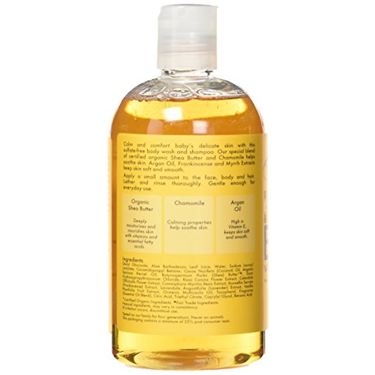 Shea Moisture Raw Shea Butter Chamomile & Argan Oil Baby Head-to-Toe Wash & Shampoo - 13 oz