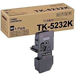 TK-5232K TK5232K 1T02R90US0 Toner Cartridge (Black,1 Pack) Replacement for Kyocera ECOSYS P5021cdn (1102RF3NL0) P5021cdw(1102RD2US0) M5521cdn(1102RA3NL0) M5521cdw(1102R92US0) Toner Kit Printer