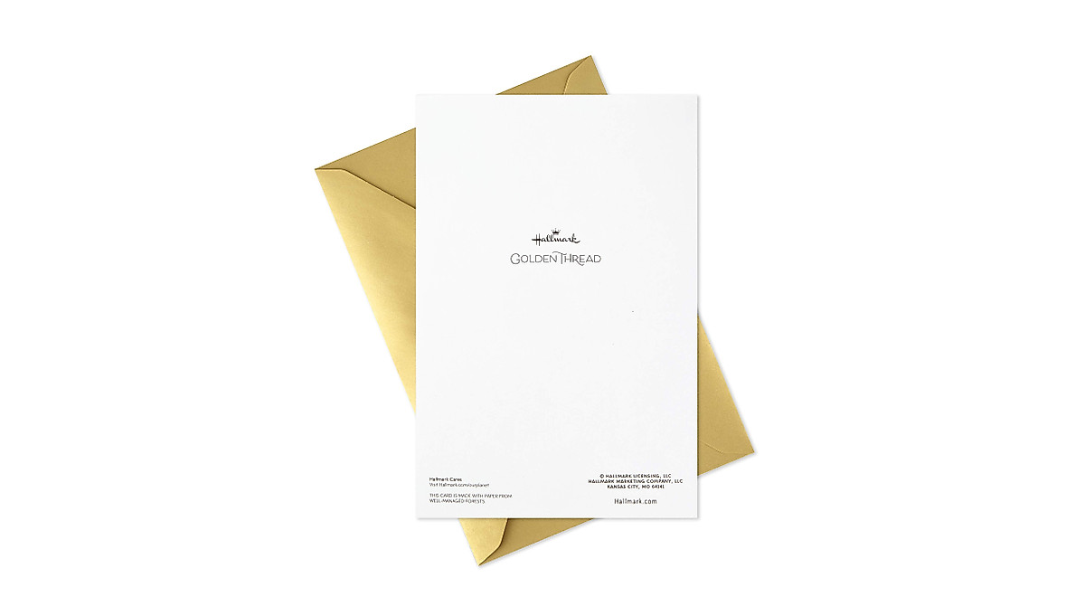 Hallmark Golden Thread Birthday Card | Celebrate with Style