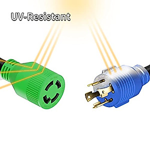 RVMATE 4 Prong 30 Amp Inverter Generator Parallel Cord