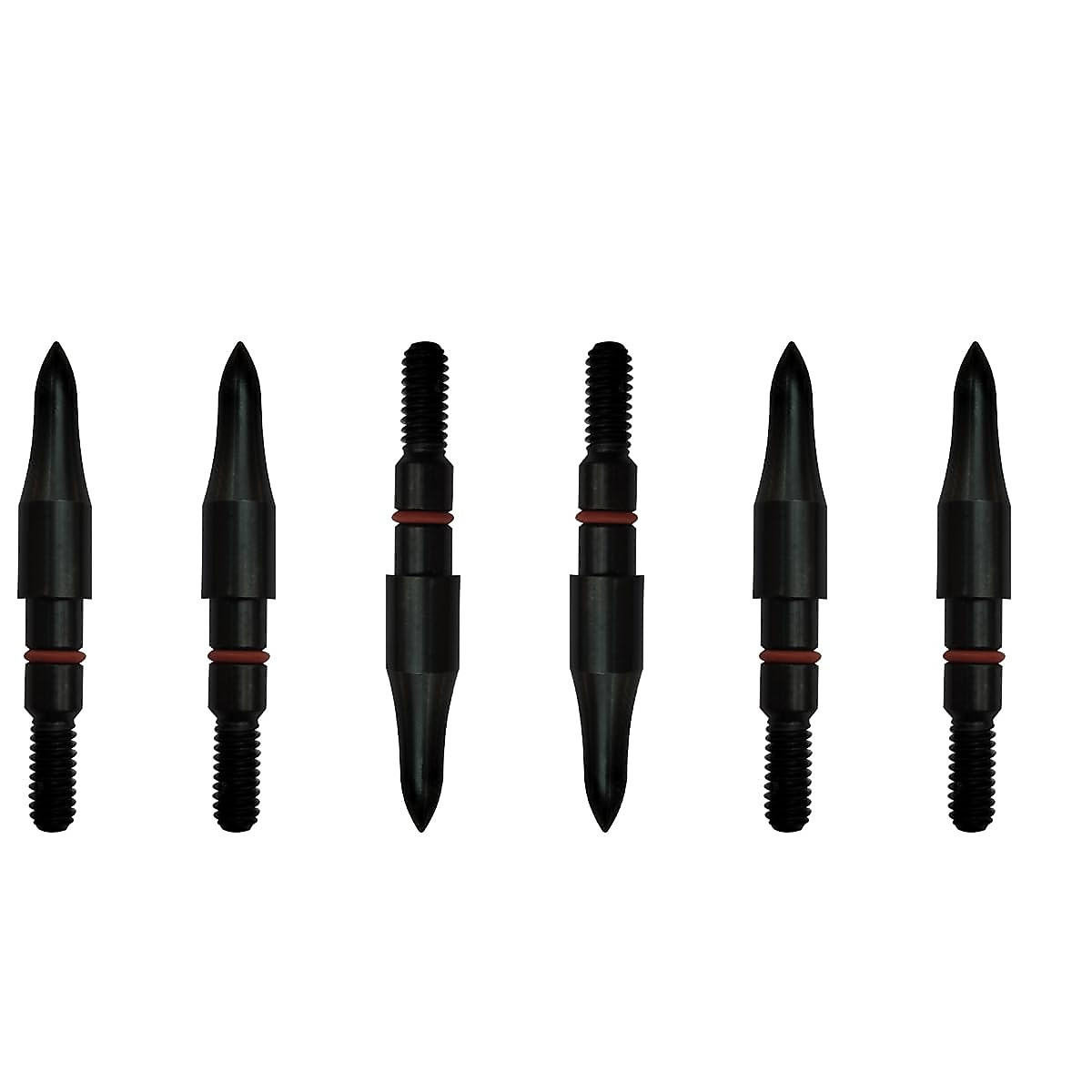 Aklisdlha Archery Field Points 17/64 Inch 9/32 in 19/64 Inch 5/16 in (12 Pack) for Field Target Practice Shooting (17/64″-100grains)