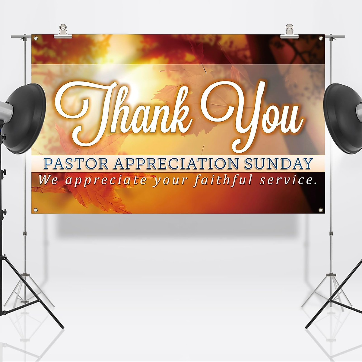 Nepnuser Thank You Pastor Photo Booth Backdrop Pastor Appreciation Month Sunday Decoration Church Farmhouse Wall Decor-5.9×3.6ft