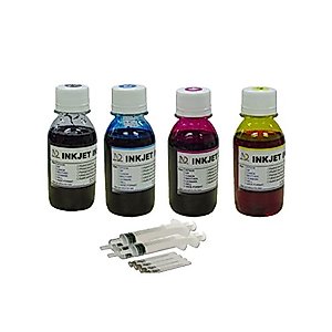 ND Brand 4 X 100ml Refill Ink kit for Brother LC203 Refillable Ink Cartridges/CISS. for Brother MFC-J4320DW MFC-J4420DW MFC-J4620DW MFC-J5520DW MFC-J5620DW MFC-J5720DW Printer