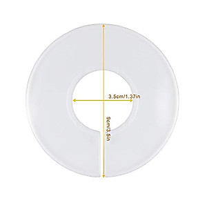 20 Pack Clothing Rack Size Dividers Wardrobe Round Hangers Dividers with 1 Piece Marker Pen (20pcs, Blank)