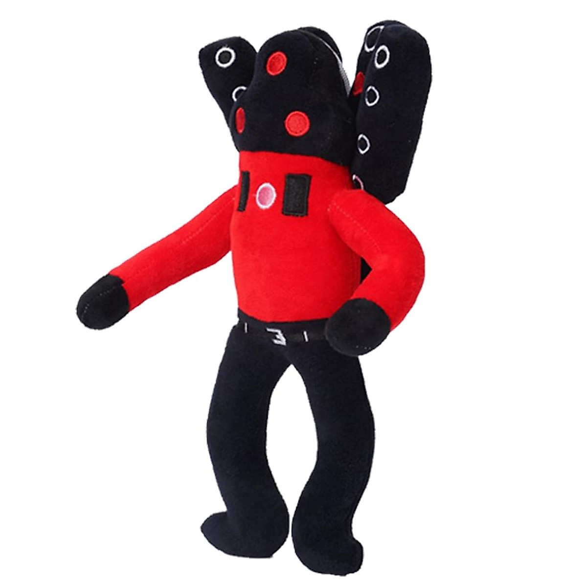 Viloni Skibidi Toilet Man Plush Animal Plushie Doll Stuffed Gift for Game Fans Kids Children 11.8 Inch