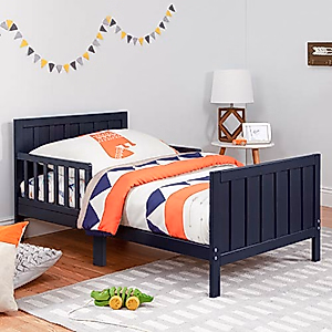Carter's by DaVinci Benji Toddler Bed in Navy Blue, Greenguard Gold Certified