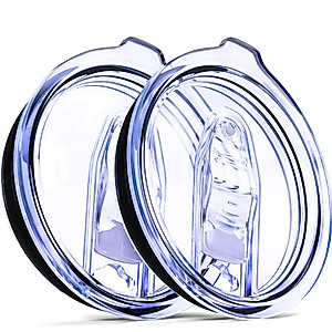 30 OZ - 2 Replacement Lid for Yeti Tumblers like Yeti Lids - 3.7 Inch Diameter - Spill Proof Lids for Yeti Tumblers - Tumbler Lid for Yeti Tumbler 30 oz, Tumbler Lids 30 oz Replacement Lid, Fit Yeti