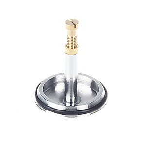 FASTROHY 2Pcs Bathtub Drain Stopper Bathroom Bath Tub Sink Plug Replacement 43mm, Silver