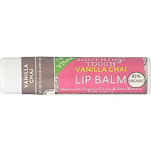 Soothing Touch Lip Balm Vegan Vanilla Chai, Pack of 3