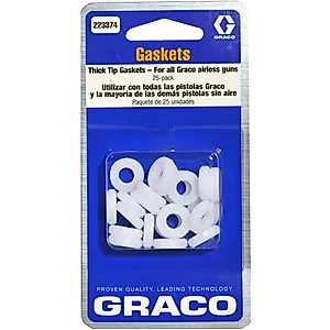 Graco 223374 Contractor Flat-Tip Gasket, 25-Pack
