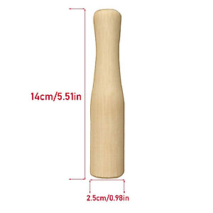 Singing Bowl Mallet - Singing Bowl Replacement Striker - Small Tibetan Singing Bowl Wood Mallet Striker, Gong Mallet - Mallet Stick Singing Bowl Accessory for Meditation Yoga Mindfulness