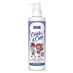 Dr. Fischer Kids Curly Hair Care Set - Tearless Shampoo, Conditioner & Rinse-Free Hair Cream