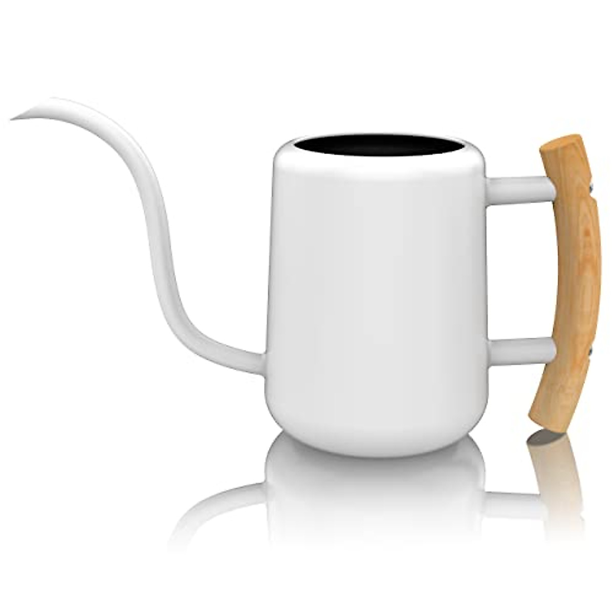 Kampasy Watering Can - 35oz White Watering Can Indoor Plant - Houseplant Watering Can - Indoor Watering Can with Long Spout-Cute Watering Can-Small Watering Can for Indoor Plants-Water Can for Plants