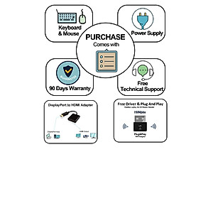 HP EliteDesk 800 G2 SFF Desktop Computer 24 Inch FHD Monitor Dual Hard Drive PC(Intel i5-6500 Up to 3.6GHz, 8GB RAM, 128GB SSD + 1TB HDD, WiFi, HDMI, Windows 10 Professional) (Renewed)