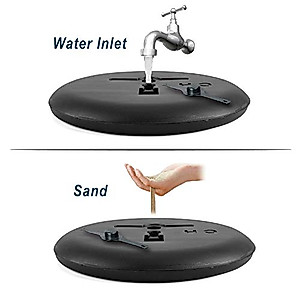 JIUYE 8.5x11Inch Floor Standing Sign Holder,Height Adjustable Pedestal Poster Sign Stand,360° Swivel Front Snap Open Poster Frame for Displaying Notice/Sign/Advertisement,Black