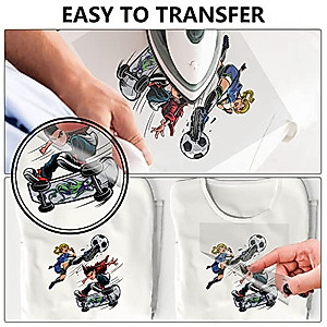 L&C Premium DTF Ink, DTF Transfer Ink Refill for epson L1800 et-8550 xp15000 DTF Printers, Heat Transfer Film Printing Ink Set 200ml X 5