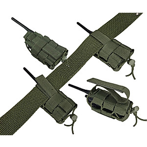 M.O.L.L.E pouch bag Radio Phone GPS tactical molle (Olive OD Green)