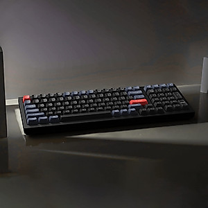 Keychron Q5 RGB Wired Custom Mechanical Keyboard, 96% Layout QMK/VIA Programmable Macro for Mac Windows Linux, Hot-Swappable Gateron G Pro Red Switch Full Aluminum Double-Gasket DIY Kit - Black