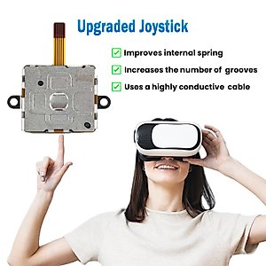 2 Pack Joystick Replacement for Oculus Quest 2 Controller/Meta Quest 2 Controller, 14 in One Replacement Joystick Analog Thumb Stick Repair Kit for Oculus Quest 2 Accessories