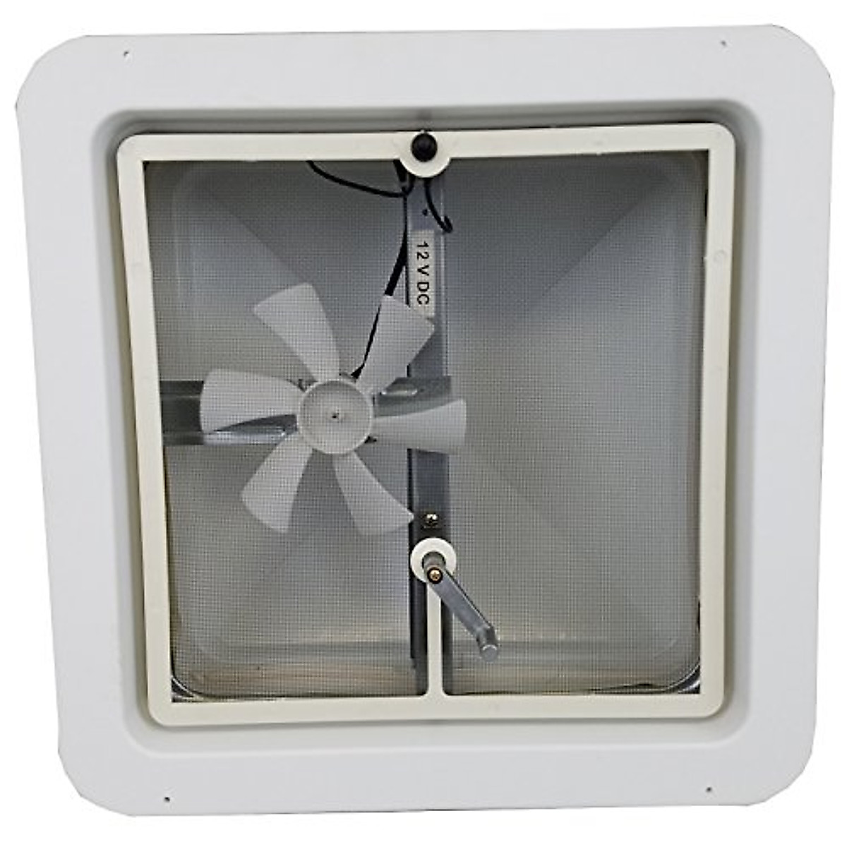 HENG'S 14" RV CAMPER TRAILER UNIVERSAL WHITE ROOF VENT 12V FAN 71112A
