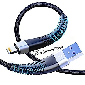 Apple MFi Certified iPhone Charger Cable 3ft, 2Pack Lightning Cable 3 Foot, High Fast/Data Sync 3 Feet Apple Charging Cable Cord for Apple iPhone 13/12/11 Pro/11/XS MAX/XR/8/7/6s/6/Plus/5,iPad