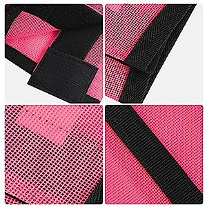TrustBreech-Made in USA Mesh Fly Boots for Horse Breathable Plastic Mesh Horse Leggins (Pink, Large)